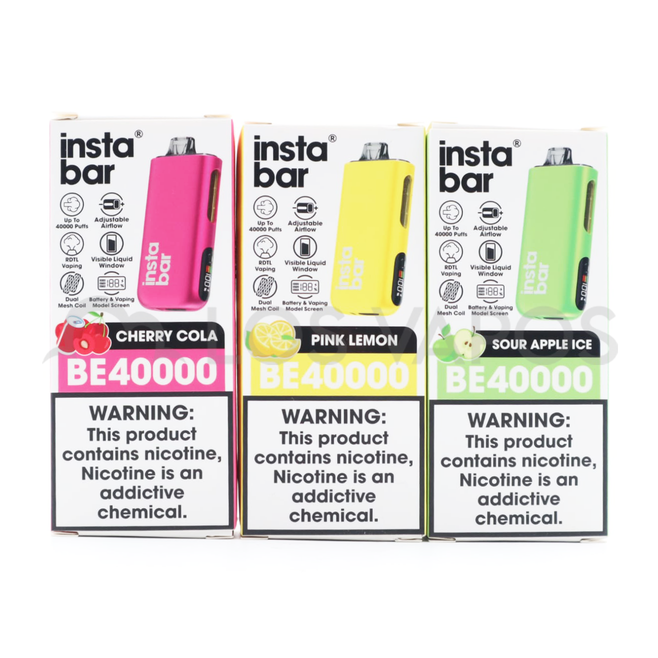 *Clearance* instaBar BE40K Rechargable Disposable 5% – Los Vapos